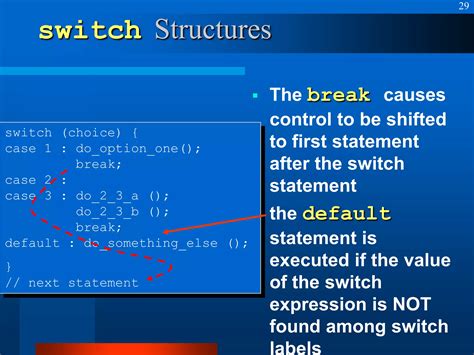 Control Structures In C Programming Language Ppt
