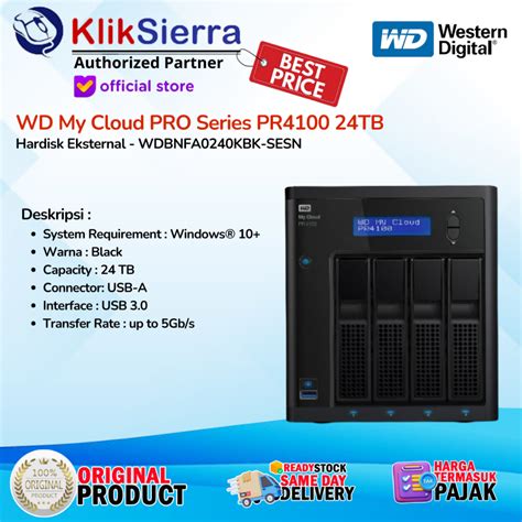 Jual WD My Cloud PRO Series PR4100 24TB - Hardisk Eksternal | Shopee ...