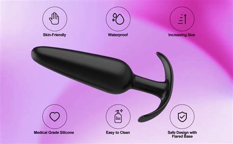 Silicone Anal Plug Butt Plug Training Set 4 Pcs Anal Sex Toys For Men
