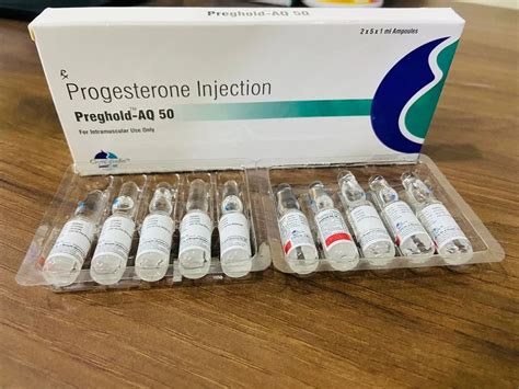 Progesterone Injection 50 Mg Packaging Size 1 Ml At ₹ 240box In