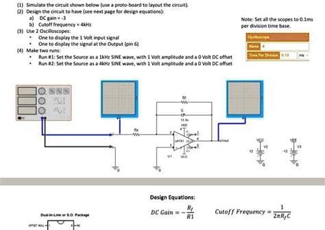SOLVED Create The Circuit Using A Breadboard 1 Simulate The Circuit Shown Below Use A Proto