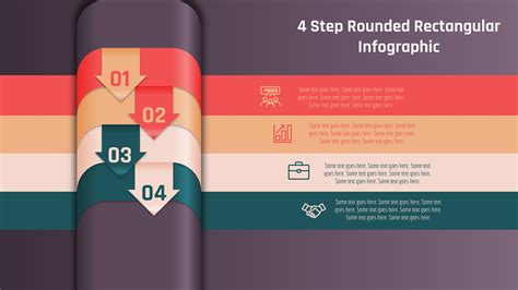 PowerPoint Step Rounded Rectangular Infographic PowerUP With POWERPOINT