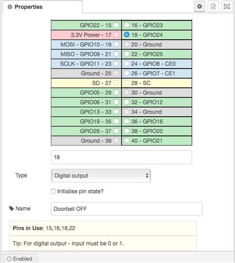 No Response From Rpi Gpio Hardware Node Red Forum