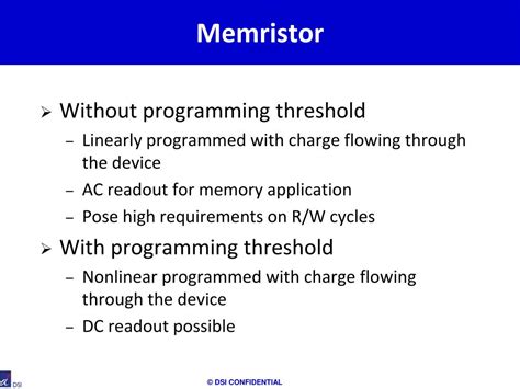 Ppt Arithmetic Operations Within Memristor Based Analog Memory Mika Laiho Eero Lehtonen