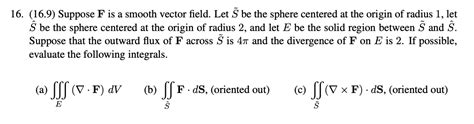 Solved Suppose F is a smooth vector field Let Š Chegg