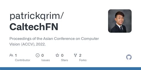 Github Patrickqrimcaltechfn Proceedings Of The Asian Conference On