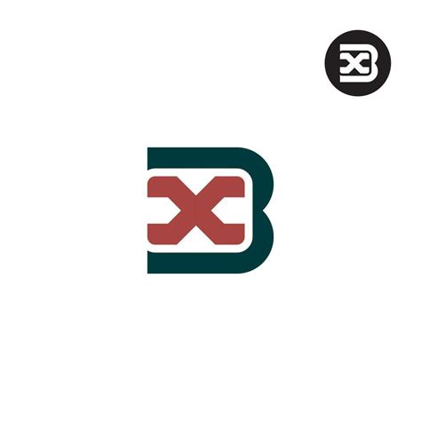 Letter Bx Monogram Logo Design Vector 25753001 Vector Art At Vecteezy
