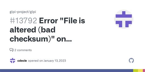 Error File Is Altered Bad Checksum On Documents · Issue 13792