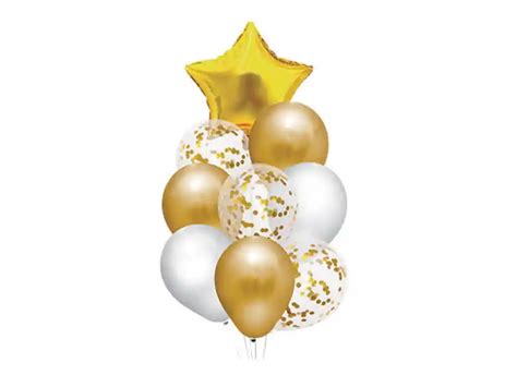 Pack 9 Globos Variados Con Helio Rappi