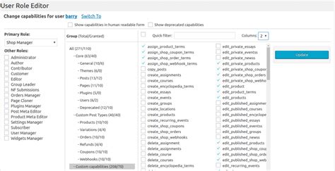 User Role Editor WordPress Plugin