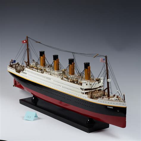 Sold Price Highly Detailed Wooden Titanic Model Ship November 6