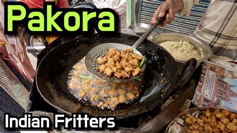 바삭 매콤한 인도 고추 야채 튀김 파코라 Pakora Indian Vegetable Fritters Indian Street Food Jodhpur