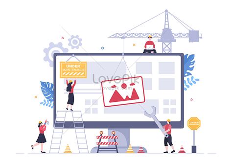 벡터 기반 소프트웨어 시스템 유지 일러스트 무료 다운로드 Lovepik