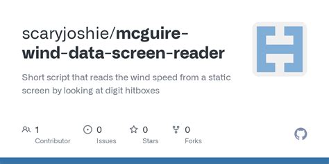 Github Scaryjoshiemcguire Wind Data Screen Reader Short Script That