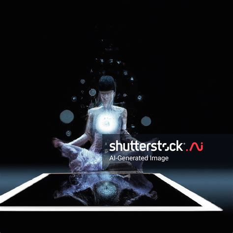 generates image that represents duality between ai generated image