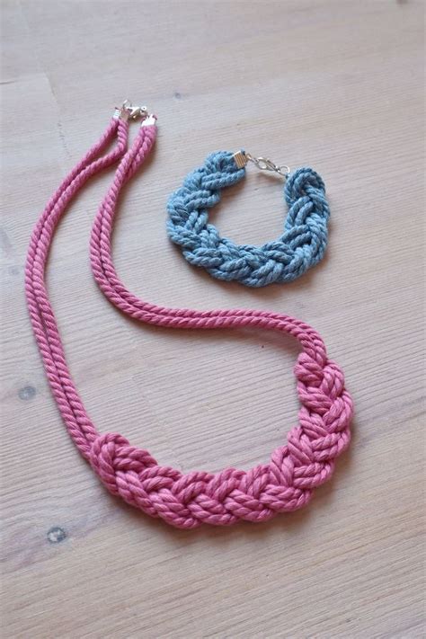 How To Make A Macrame Braid Necklace Diy Rope Necklace Tutorial Macrame Necklace Macrame