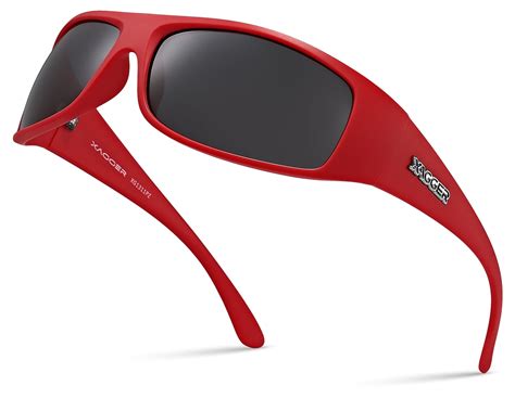 Xagger Polarized Wrap Around Sunglasses For Men Women Sports Driving