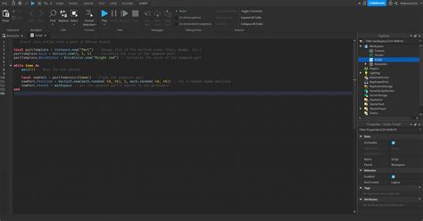 Create A Script That Spawns Part Every Second In Roblox Studio