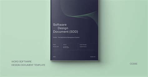 codee minimalist software design documentation print templates ft