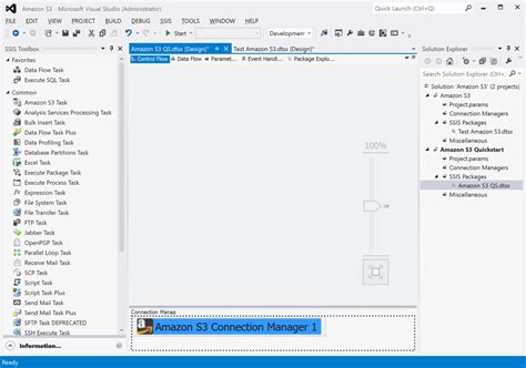 Legacy Amazon S3 Connection COZYROC
