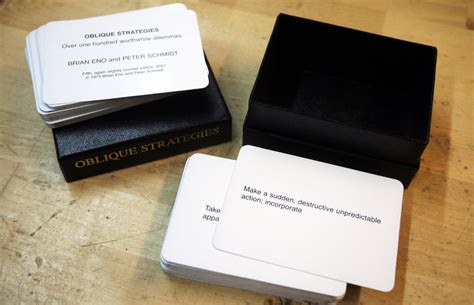 In A Creative Rut Make A Song Using Oblique Strategies