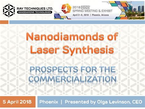Nanodiamonds Of Laser Syntehsis Ray Tech Pdf