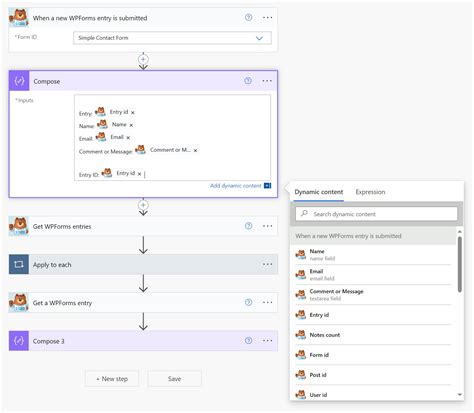 power automate for wpforms reenhanced