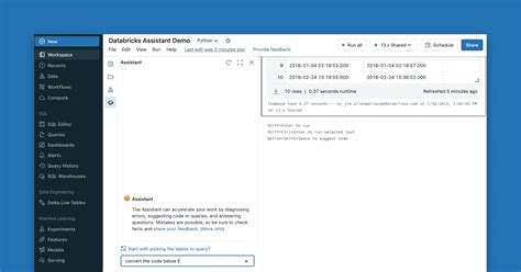 Introducing Databricks Assistant Databricks Blog