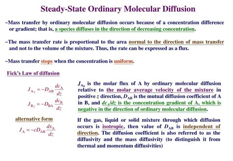 PPT Mass Transfer And Diffusion PowerPoint Presentation Free Download ID