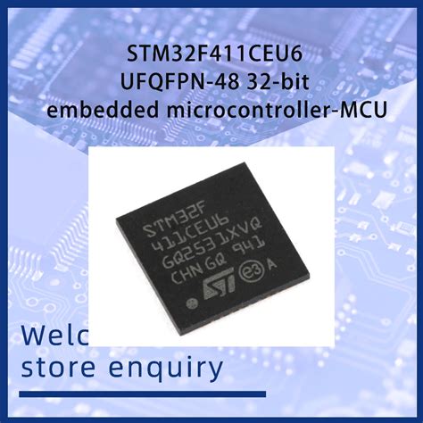 stm32f411ceu6 ufqfpn 48 ไมโครคอนโทรลเลอร์แบบฝัง 32 บิต mcu shopee