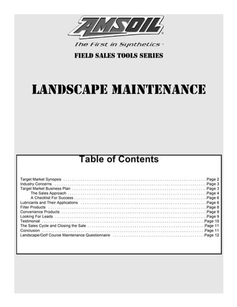 12 1 Pricing Landscape Maintenance Ppt