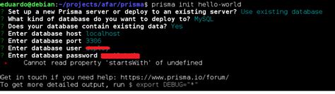 Unable To Init Existing Mysql Database Issue Prisma Prisma Github