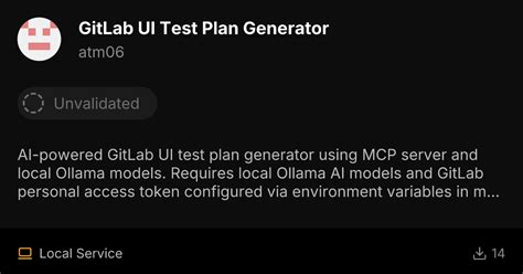 Gitlab Ui Test Plan Generator Mcp · Lobehub