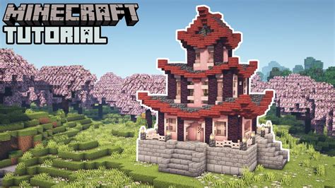 Cherry Wood Temple Minecraft Craft A Sacred Sanctuary
