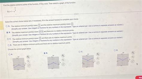 Solved Find The Relative Extreme Points Of The Function If Chegg