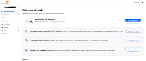 cloudflare zero trust my first tunnel tech blog