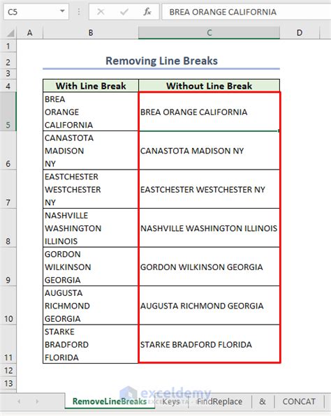 How To Insert A Line Break In Excel Methods ExcelDemy