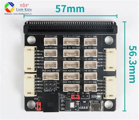 Board Mở Rộng Bbc Microbit V30 Kèm Cáp Bbc Microbit Sensorbit V3