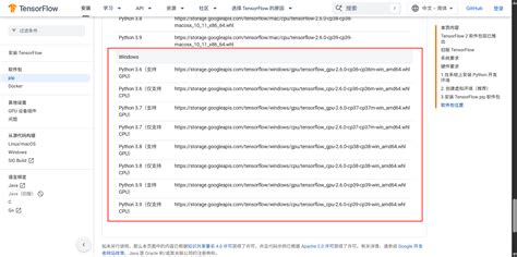 Tensorflow Gpu版本安装 技术栈