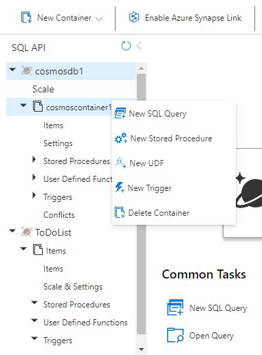 Access Azure Cosmos DB Using Data Explorer