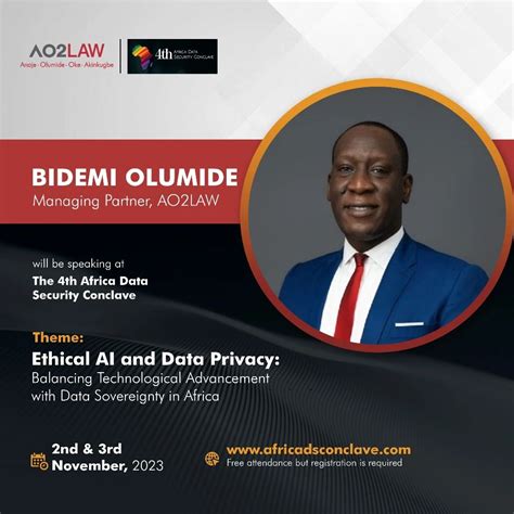 Ao2law On Linkedin We Are Live At The 4th Africa Data Security Conclave Our Partners And…
