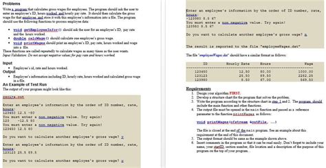 Solved Use C To Do This Program And Please Follow The Chegg