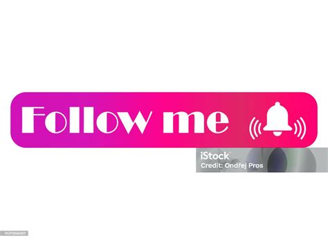 나를 따라 그래픽 개념 기호 음성 버튼 웹 레이블 벡터 일러스트 레이 션 Brand Name Online Messaging Platform에 대한 스톡 벡터 아트 및 기타