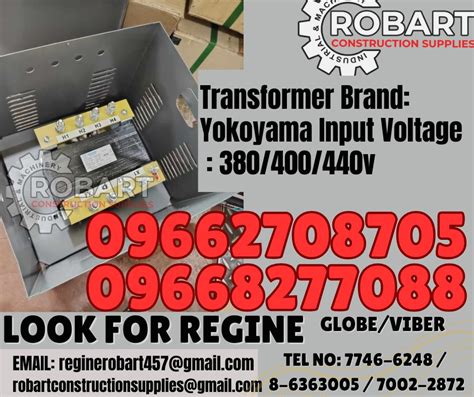 Transformer Brand Yokoyama Input Voltage 380400440v Commercial
