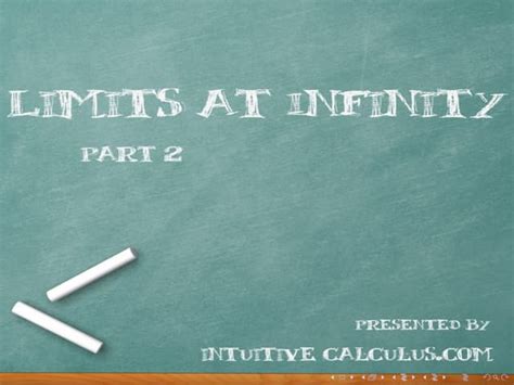 Limits At Infinity Part 2 Pdf