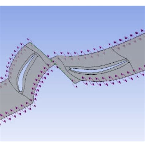Computational Domain Of Rotor And Stator Download Scientific Diagram