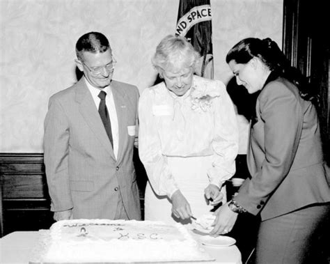 Cape Canaveral Fla Kennedy Space Center Director Forrest Mccartney Right Discusses Work In