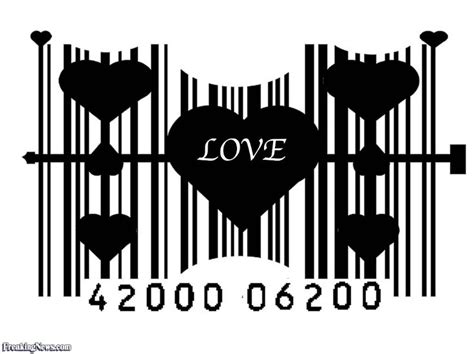Love Barcode Barcode Design Barcode Design