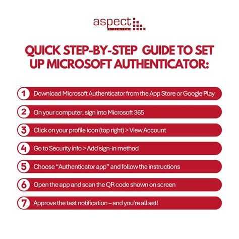 How To Set Up Microsoft Authenticator For Microsoft 365 Security Aspect It Limited Posted On