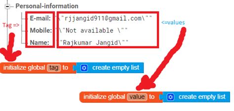 How To Store Of Firebase Tags And Values In Global Variable Discuss Kodular Community